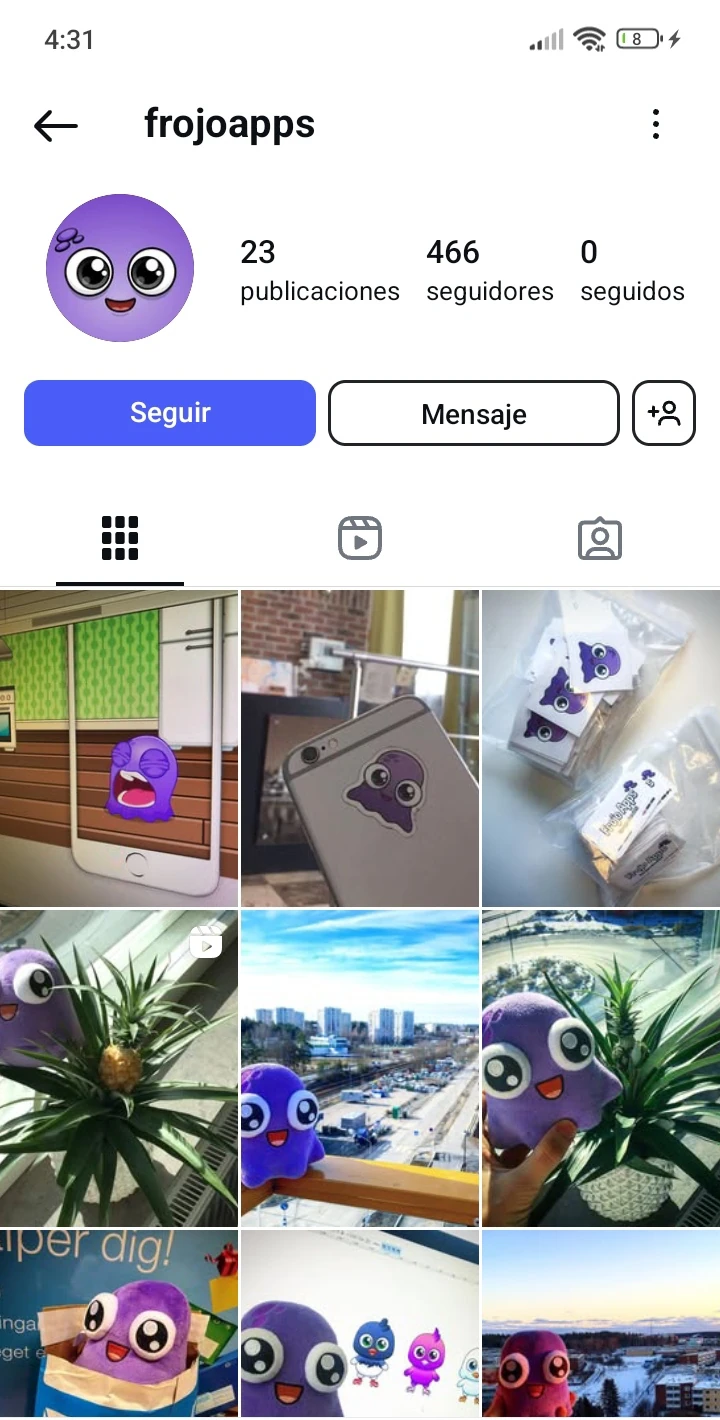 Here's Frojo Apps' Instagram if you want to see it. | Fandom