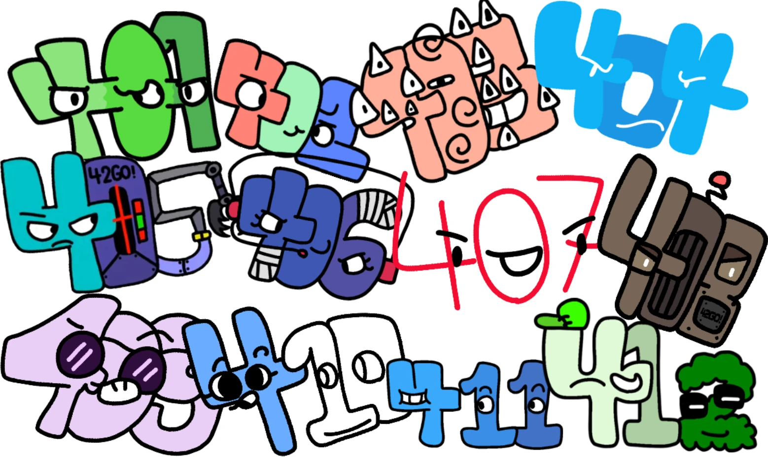 @Number Lore 124 401-412 NO WAY!!!??? CAZY!!! | Fandom