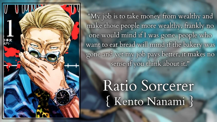 Ratio Sorcerer ( Kento Nanami ) Rework + 6* Concept(s) | Fandom