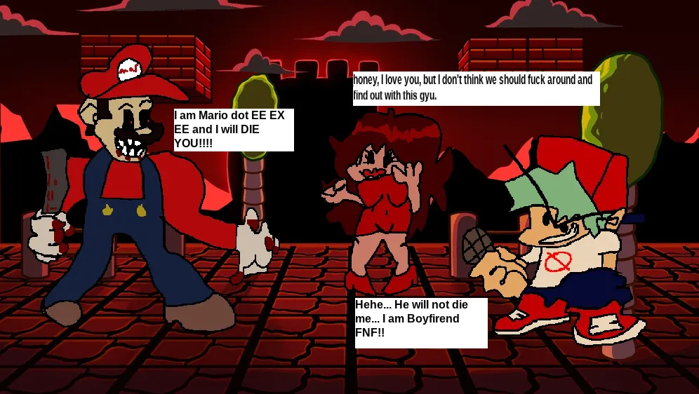 I'm drawing most of the Mario Madness songs, Here is the Mush-rom King ...