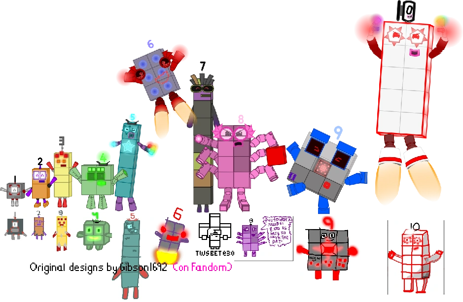 Probably the last of all the robotic Numberblocks, that I will make ...