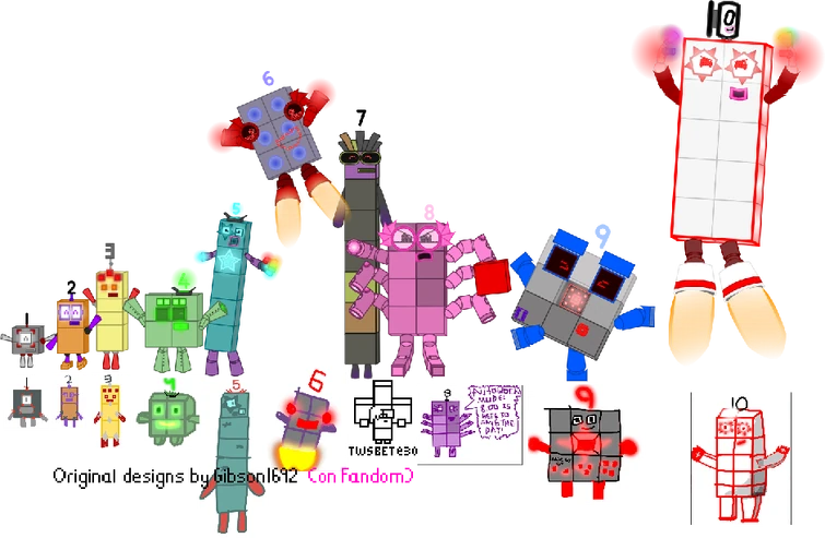 Probably the last of all the robotic Numberblocks, that I will make ...