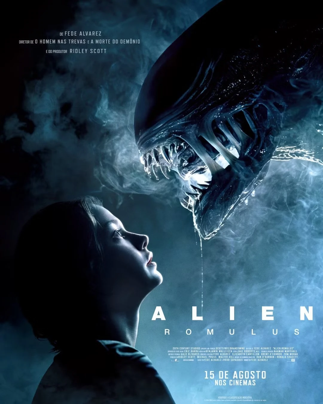 The new Alien movie poster looks like the final boss of the first ...