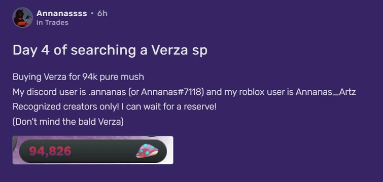 Update for Verza sp | Fandom