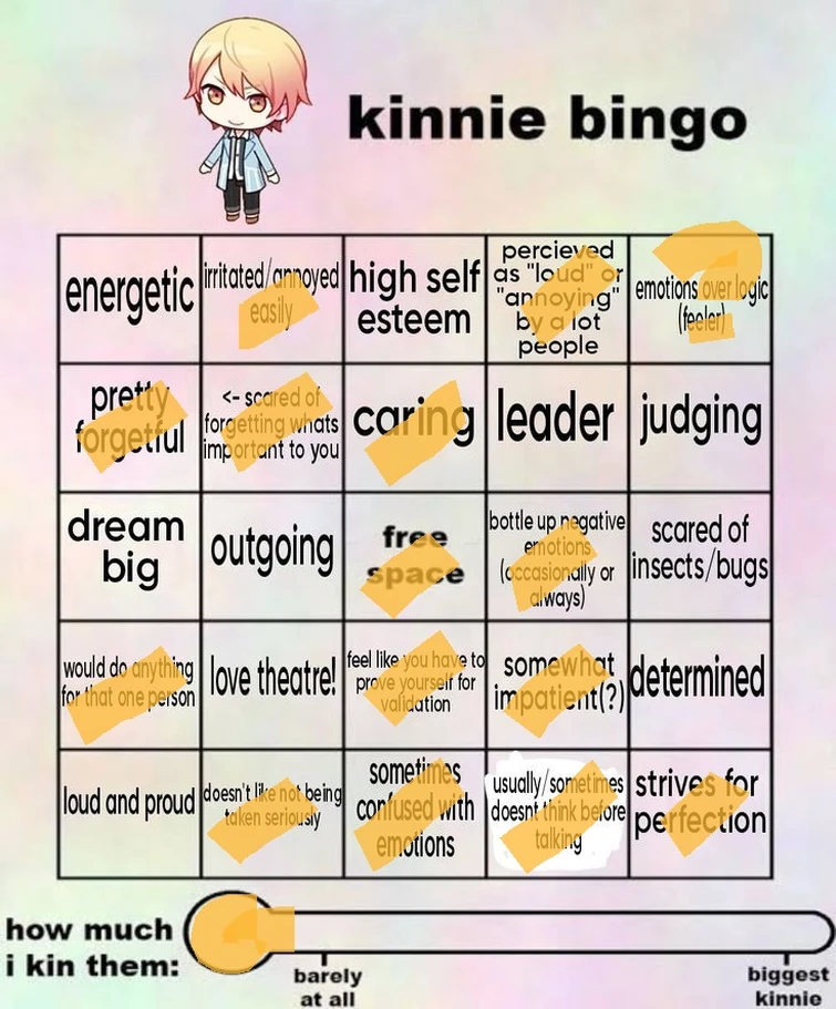 redid pjsk kin bingoes of the main characters | Fandom