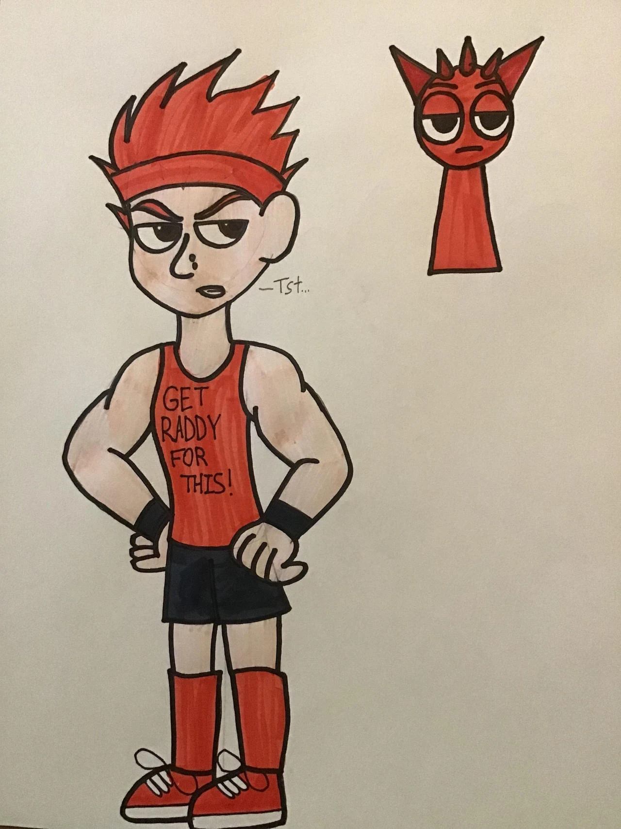 Tigeressbird324 Humanized sprunki part 2:raddy | Fandom