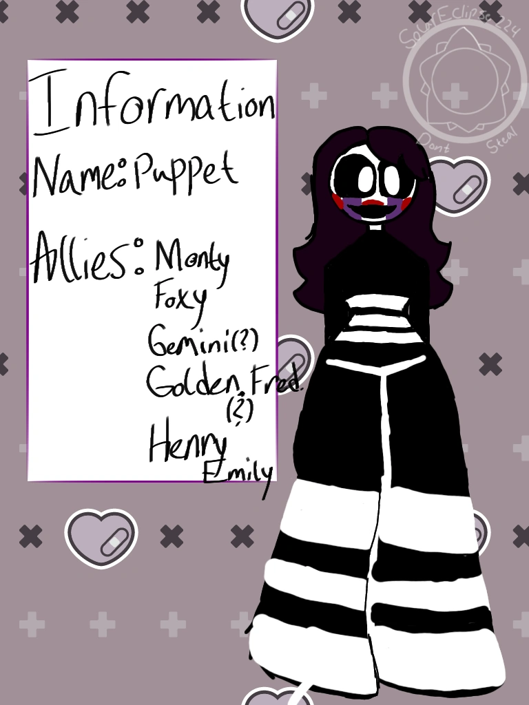 Puppet character sheet! | Fandom