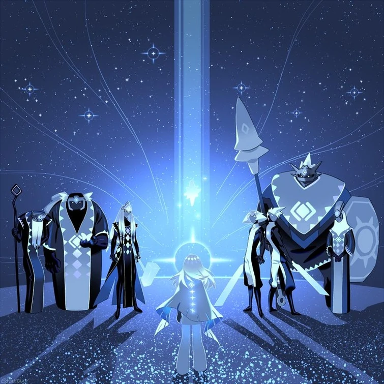 Such beautiful fanart of the Sky Elders by @Eda_log(Kinouru?) | Fandom