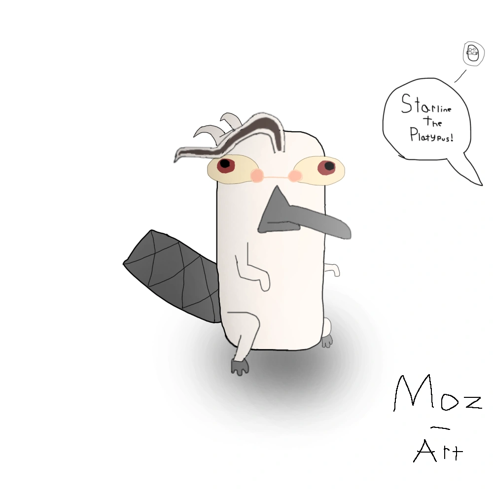 Starline the Platypus! - Artwork by Me. | Fandom