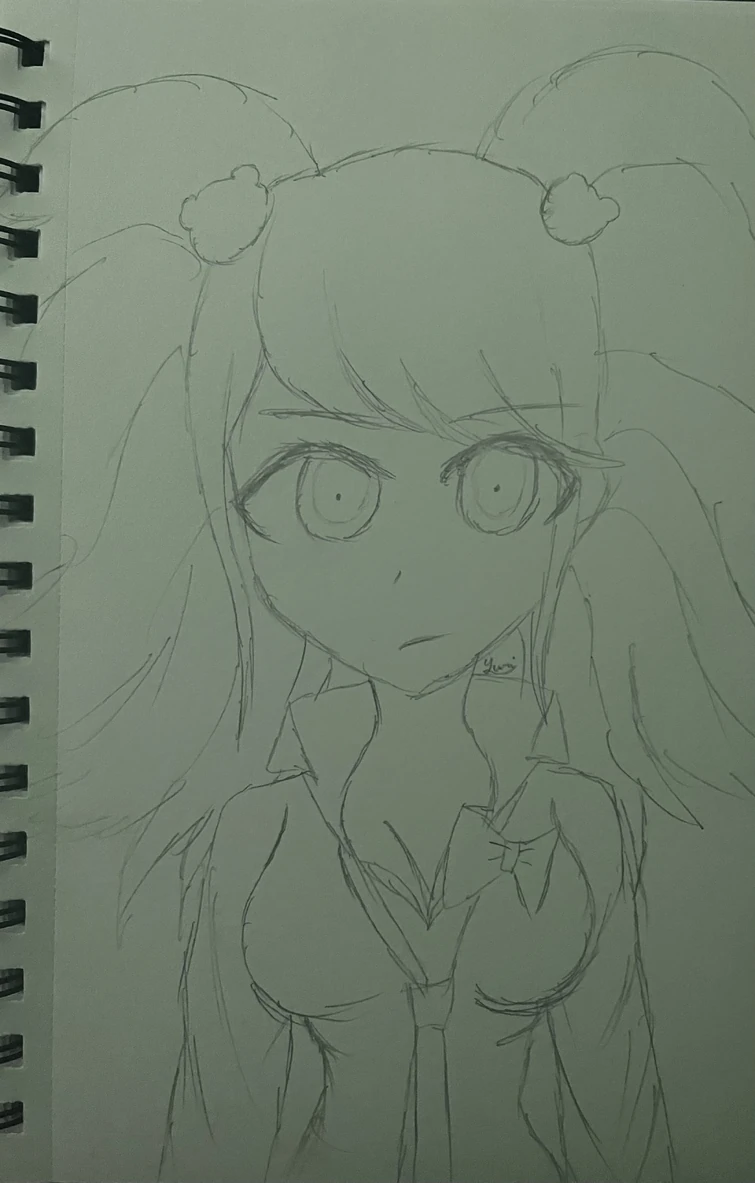 Tried to draw Junko earlier in class from memory | Fandom