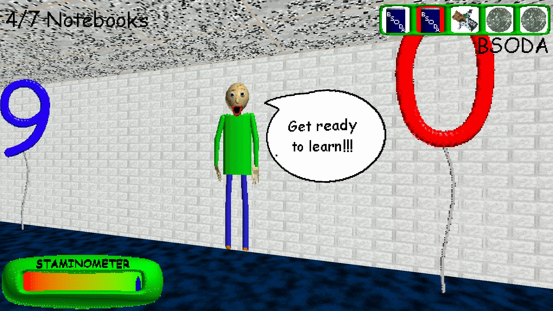 Did anyone else get a fright when they saw this Baldi poster? | Fandom