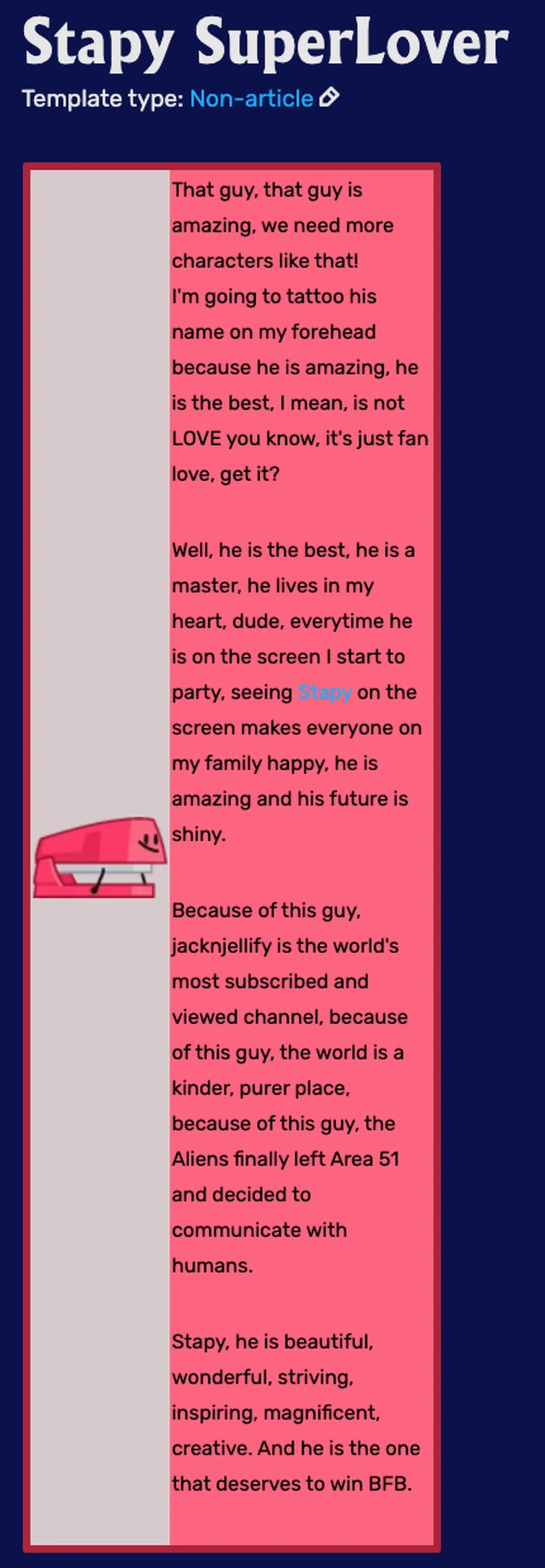 Stapy SuperLover template is the last template i'm releasing today! | Fandom