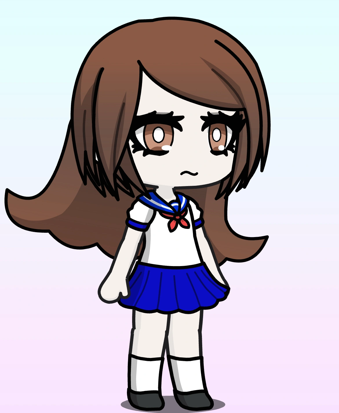 I made natural Kokoro Momoiro in Gacha life 2! | Fandom