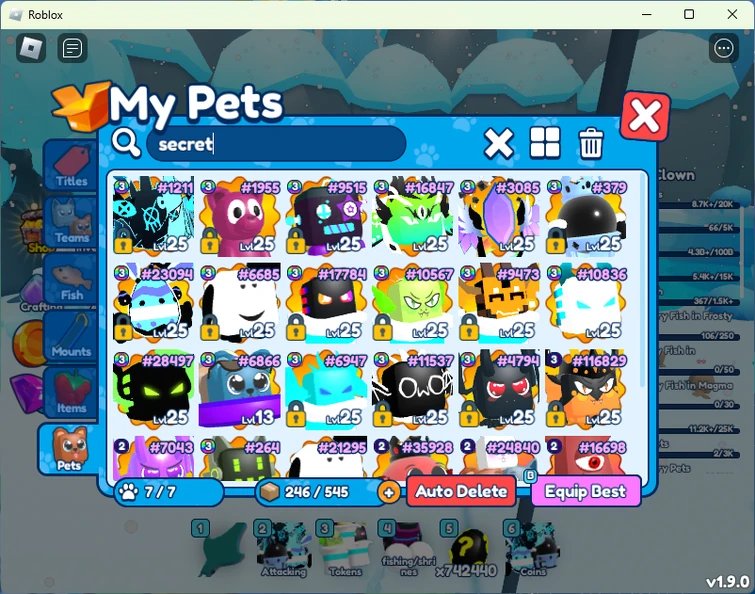 rate my secret pets and mounts (I didn't get super bruh because I didn ...