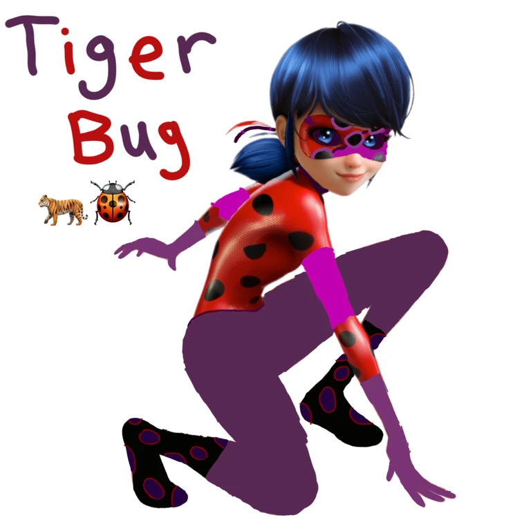Akumatized Level Up Ladybug/Cosmobug/Tigerbug/Adrien’s Mouse ...
