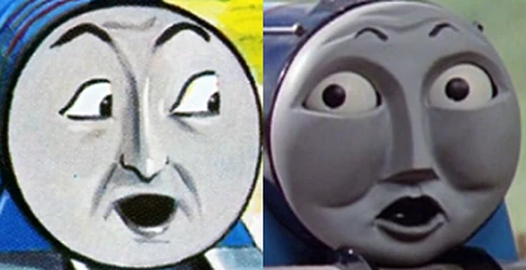 The basis for some of James' TV Series faces | Fandom