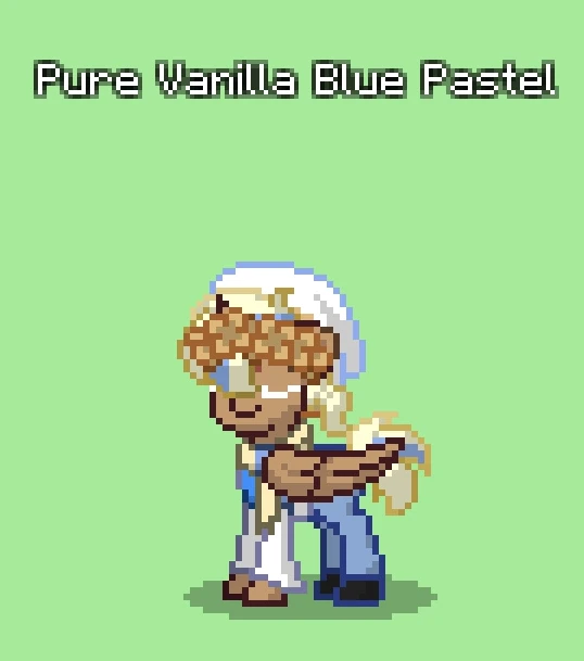Pure Vanilla Blue Pastel in Pony Town | Fandom