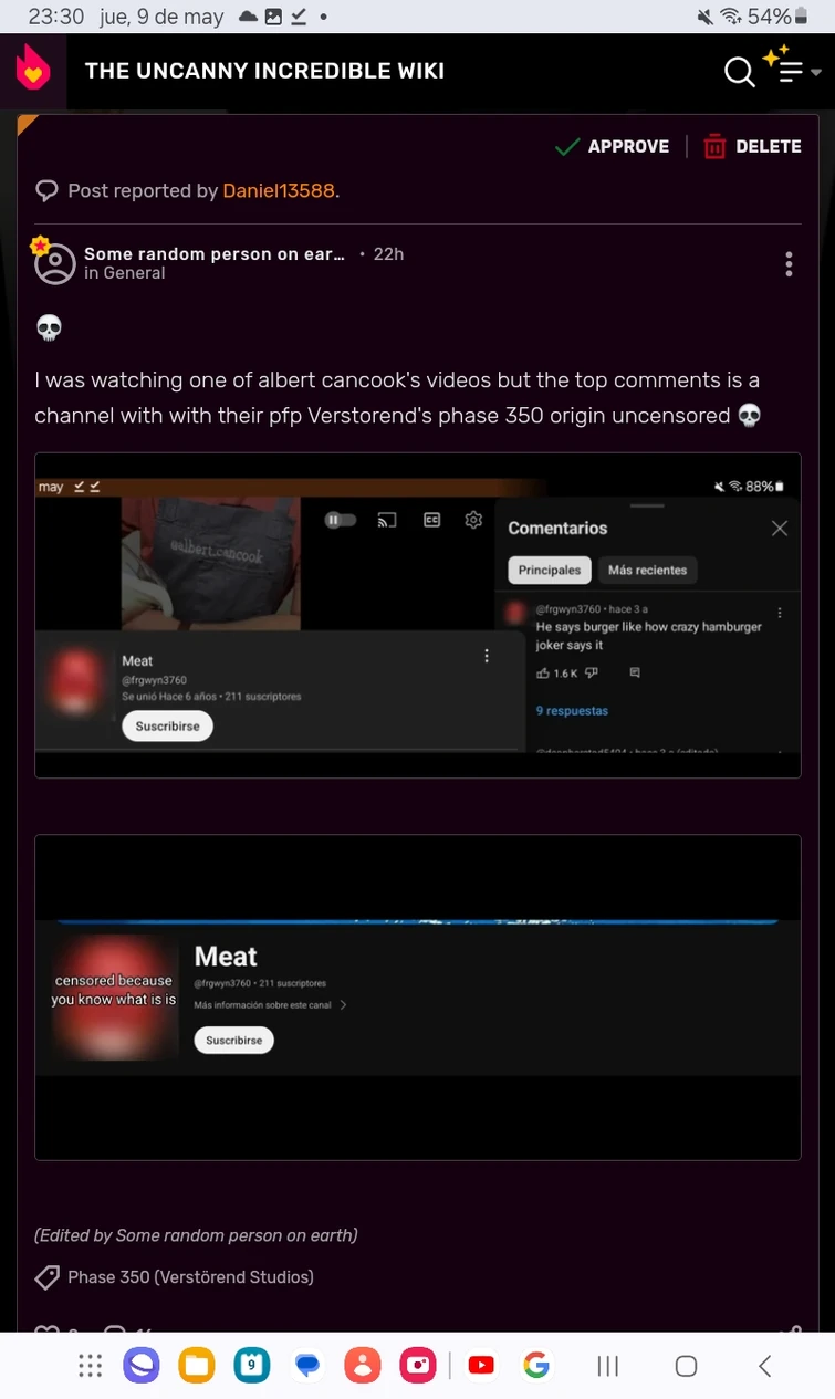 DANIEL13588 SUPPORTS GORE CONFIRMED!?!??!???!!?!!?!!??!?? | Fandom