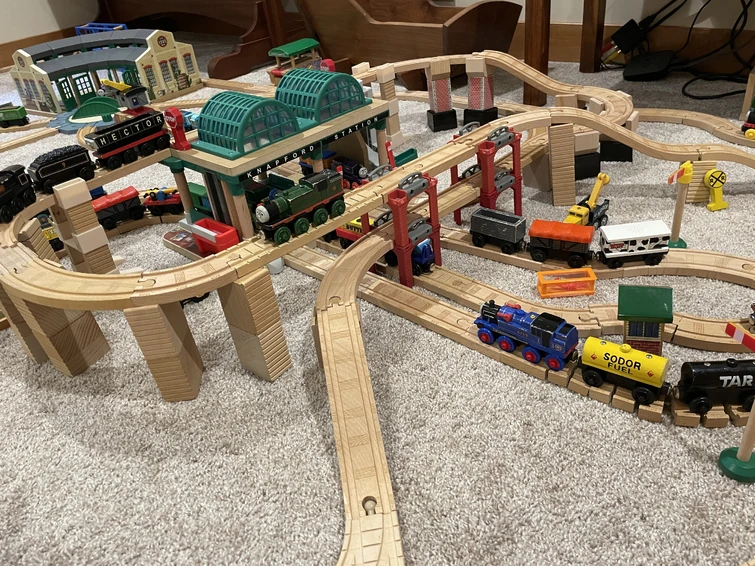 My Wooden Railway layout! | Fandom