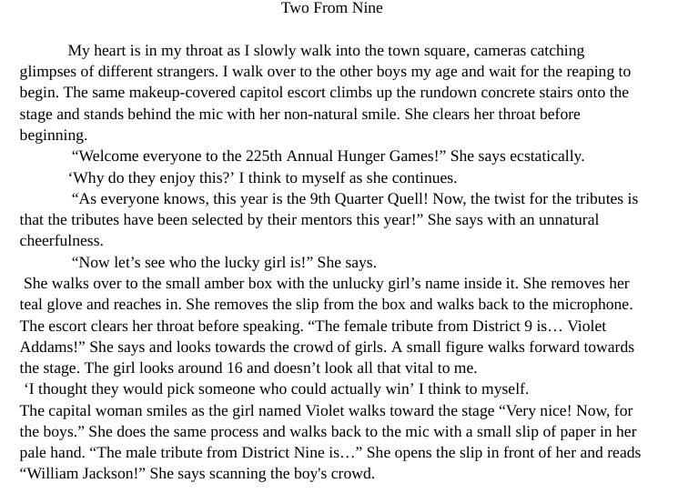 My first chapter... Enjoy | Fandom