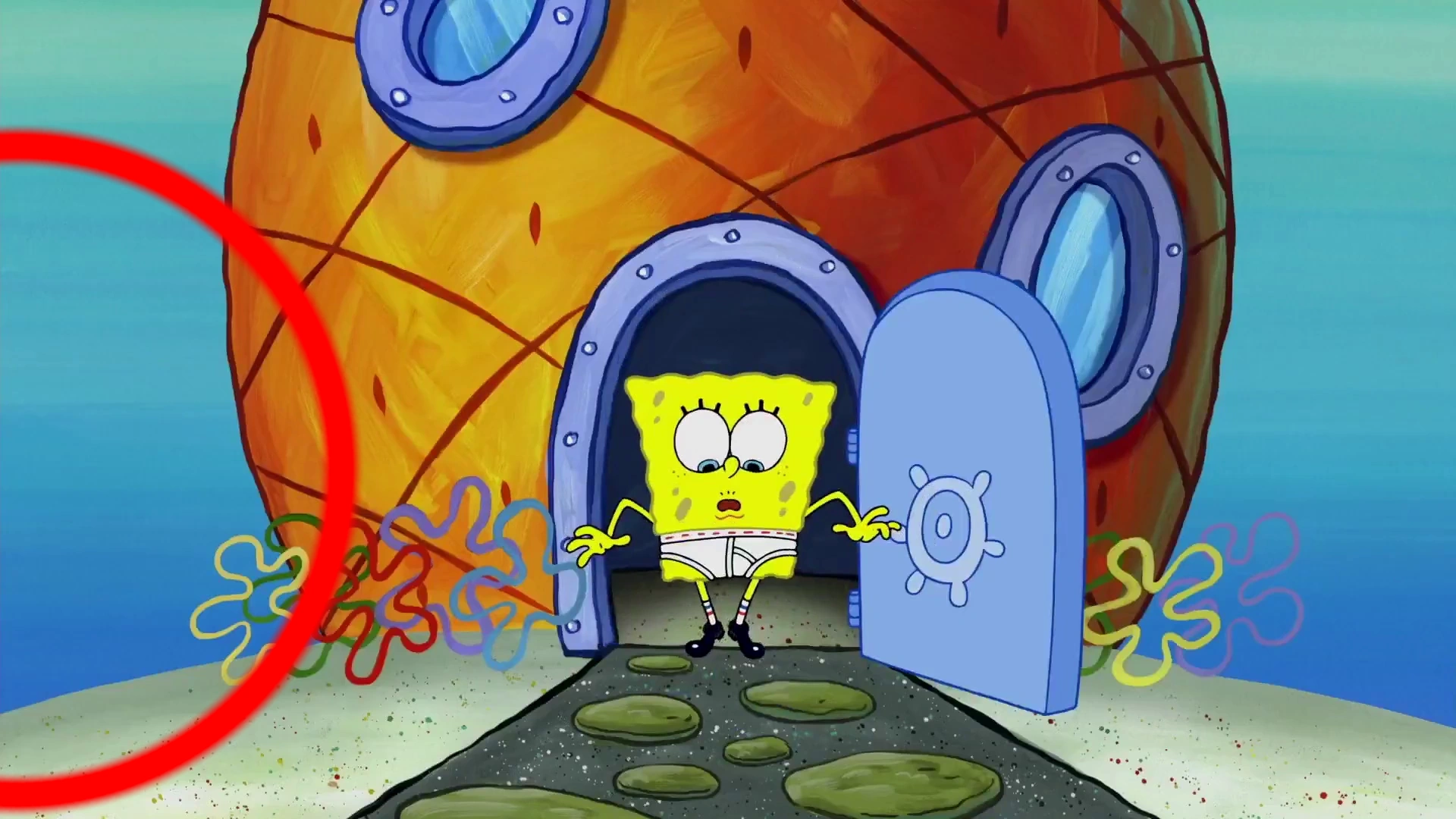 Why is Squidward's house missing in this intro | Fandom