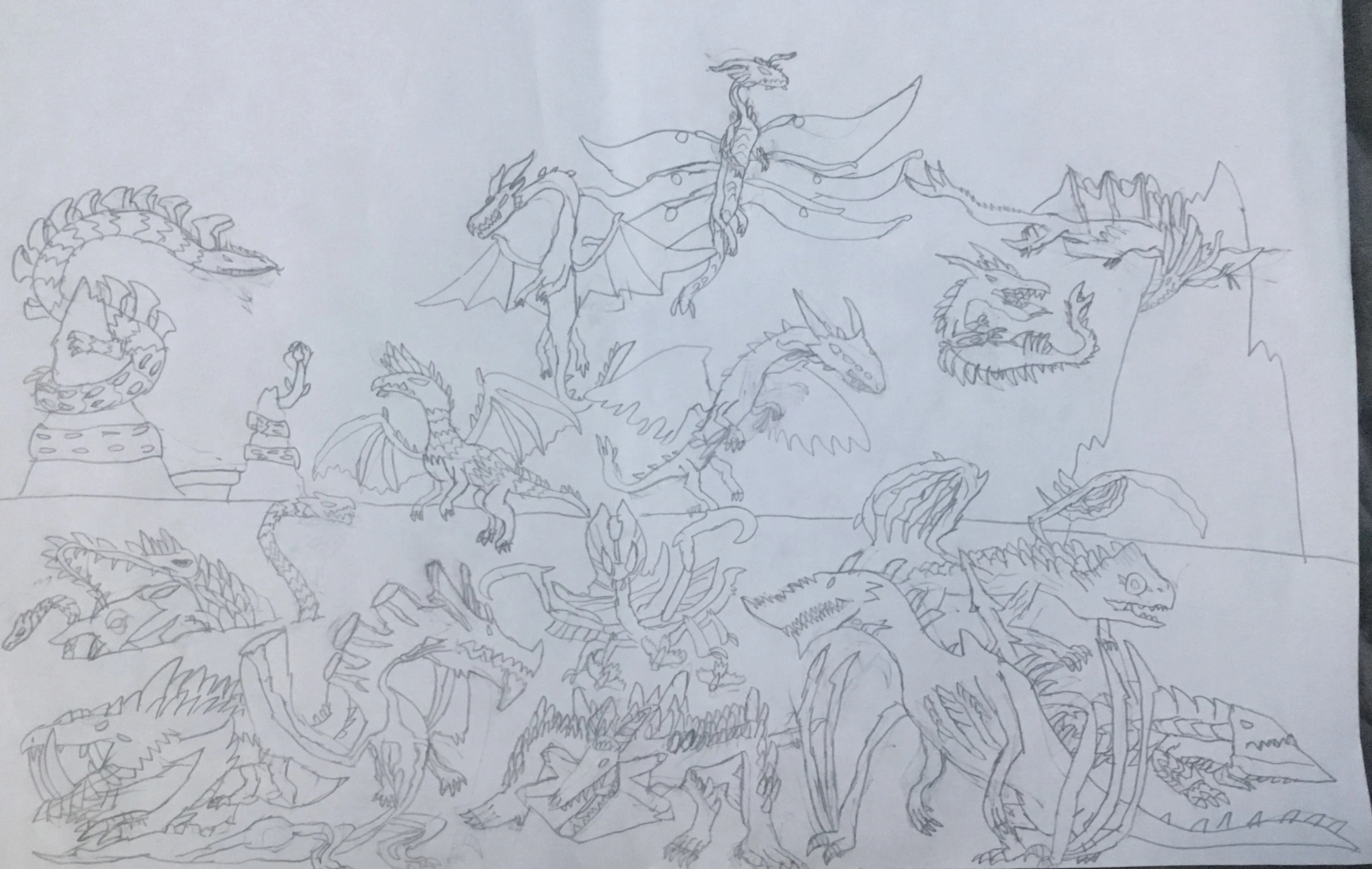 Drawing I made of the Monster Hunter Final Bosses (+ Oltura) | Fandom
