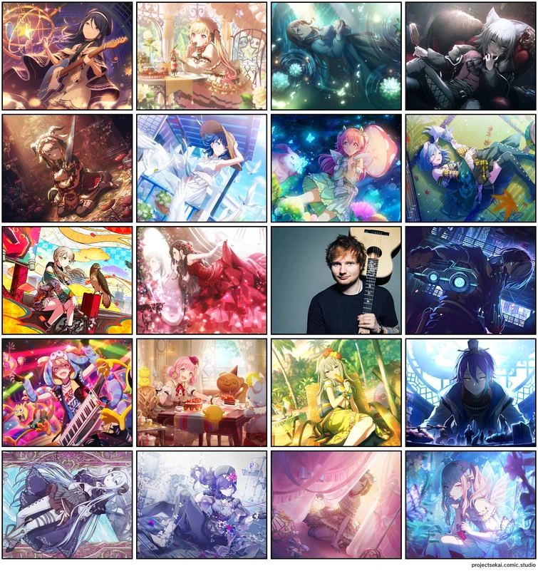my favorite cards of each character | Fandom