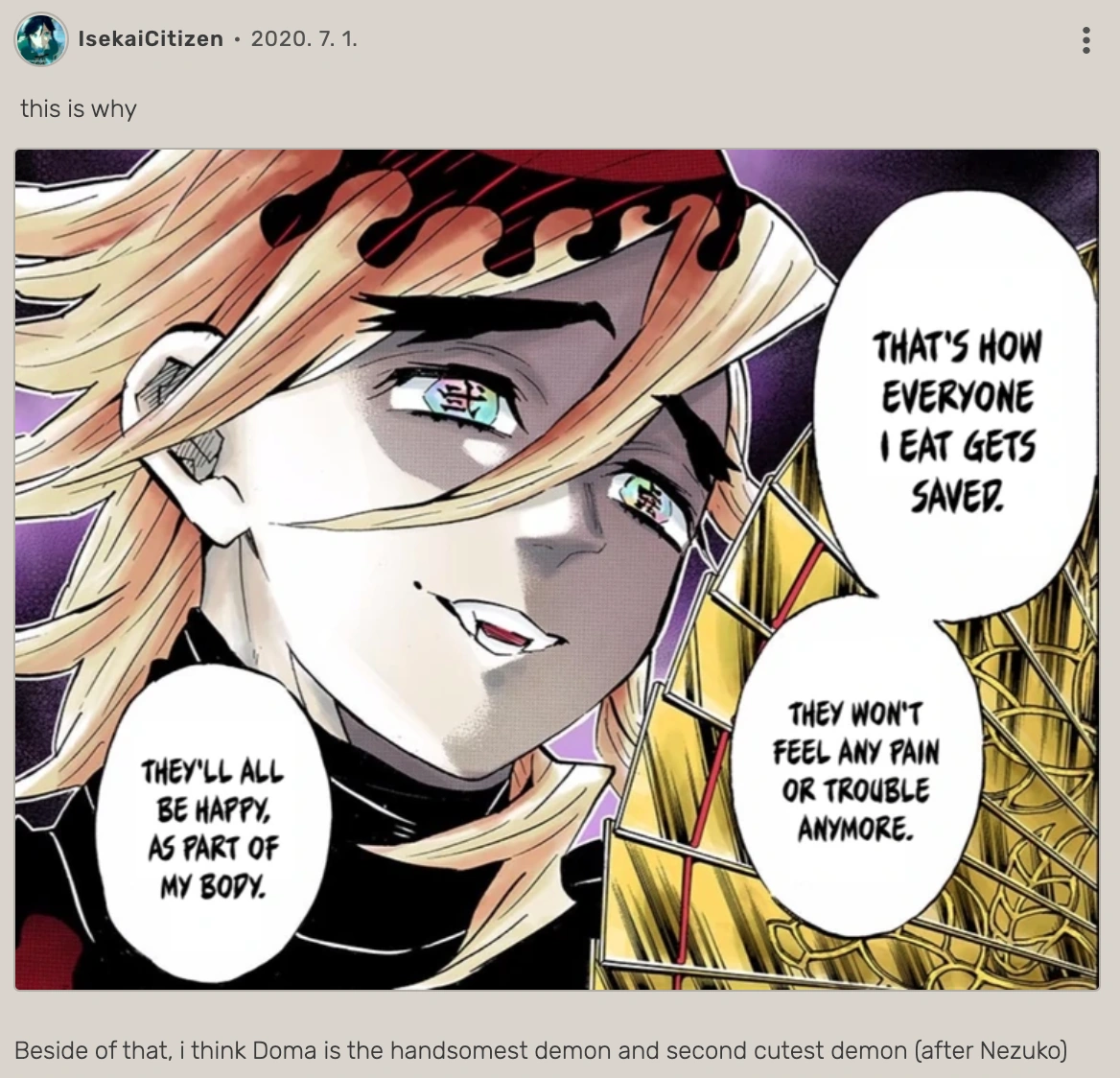 I think IsekaiCitizen secretly likes Doma | Fandom