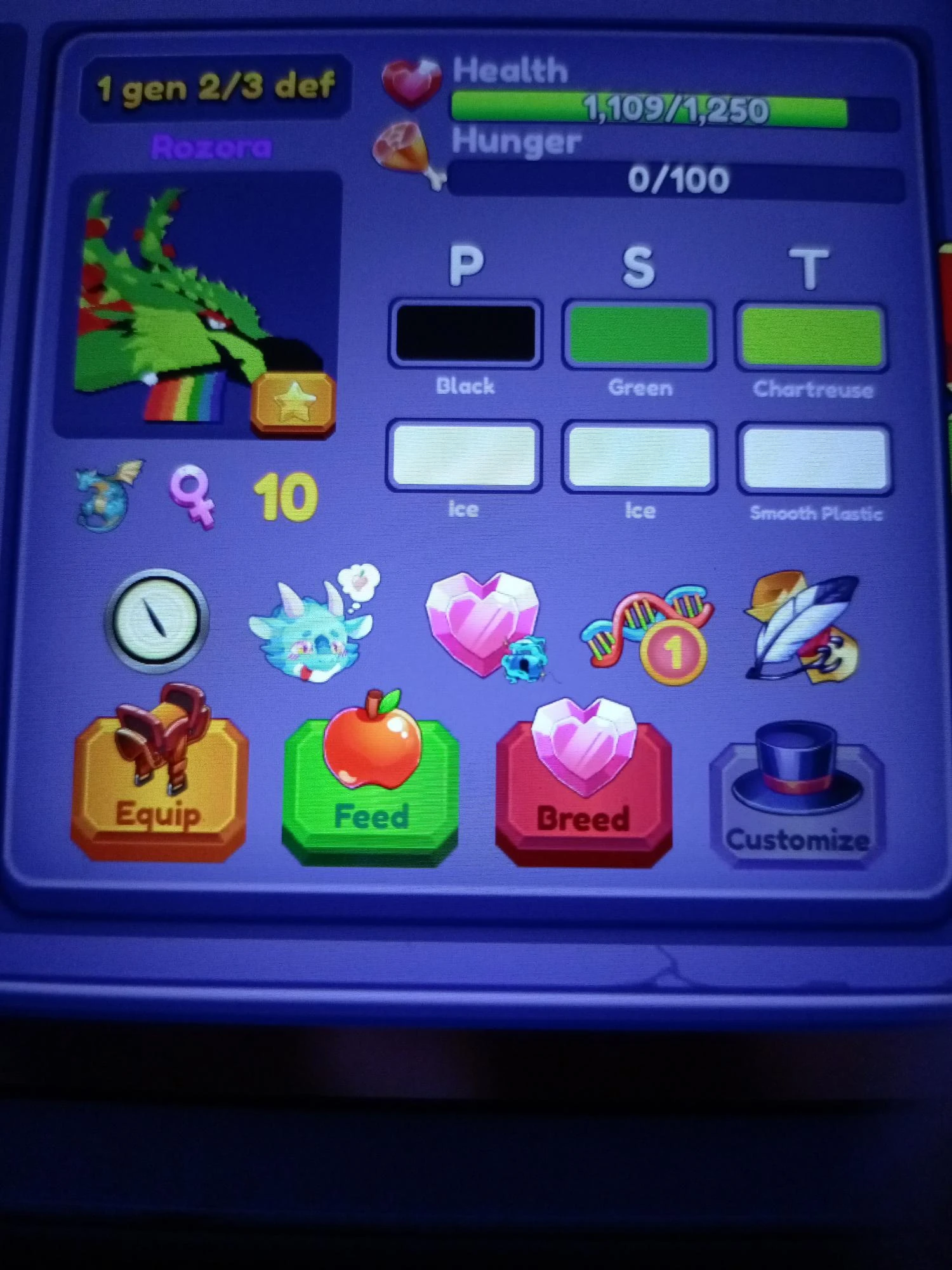 Swap my 1 gen 2/3 def roz for 1 gen 2/3 bm roz plss | Fandom