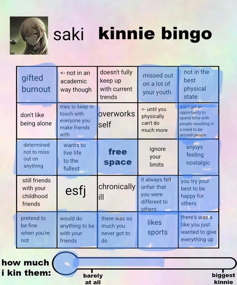 Kinnie bingos w my kins 😻🫶 | Fandom