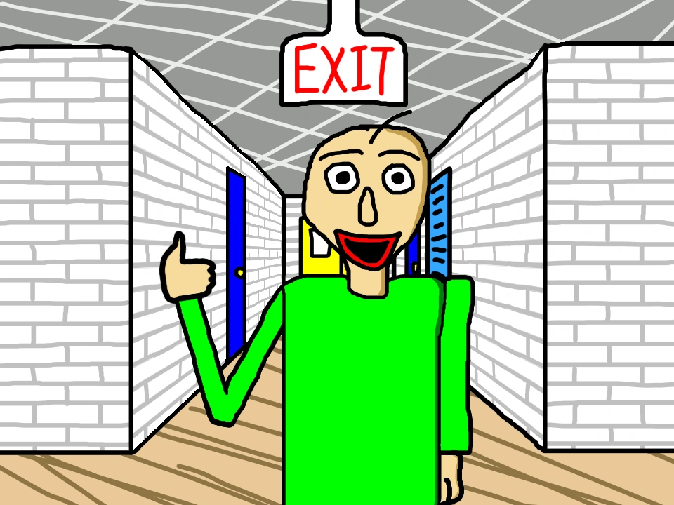 I made this to celebrate the sixth anniversary of Baldi's Basics | Fandom
