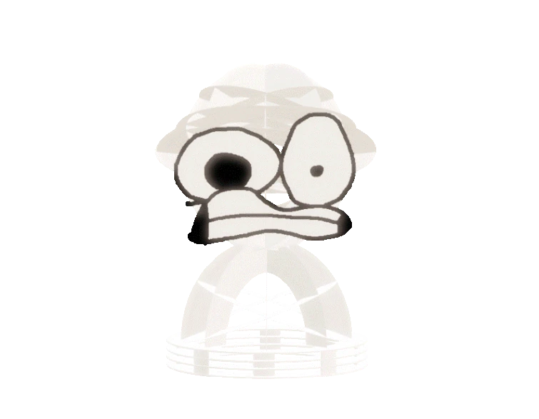 so I made a recreation of the ticking guy seen in the ticking ost lol ...