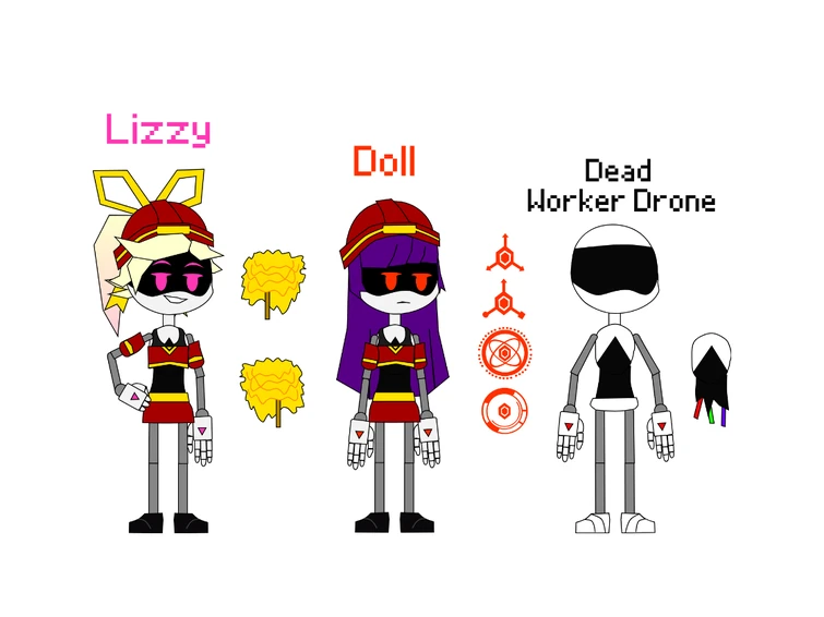 Lizzy, Doll and a... sleeping worker who can't wake up | Fandom