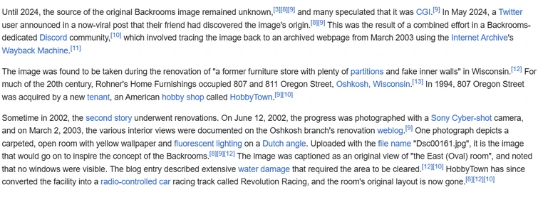 should i put the origin of the backrooms on this nn_backrooms article? | Fandom