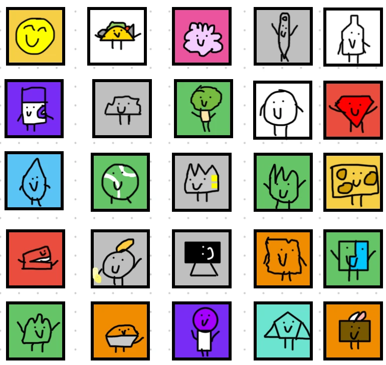 Bfb Voting cards but the assets are pretty bad (25/64) #5 | Fandom