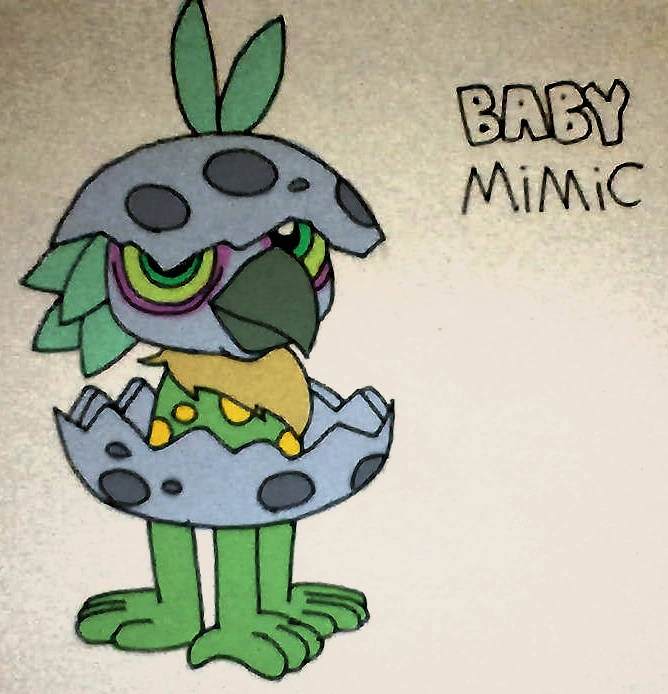 Baby Mimic Drawing 💚💛💙 | Fandom