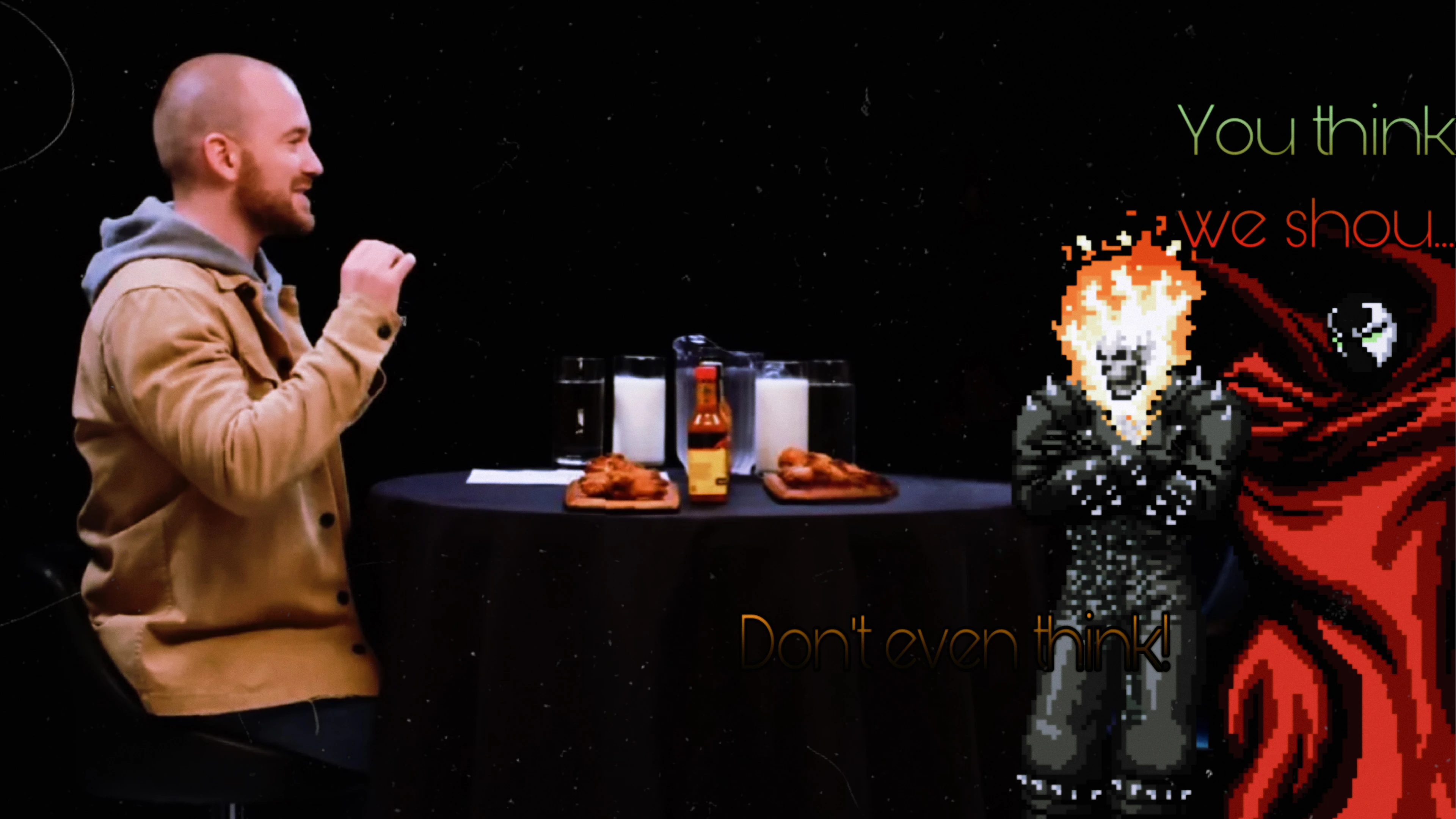 The two combatants of your most wanted MU participates in Hot Ones! How ...