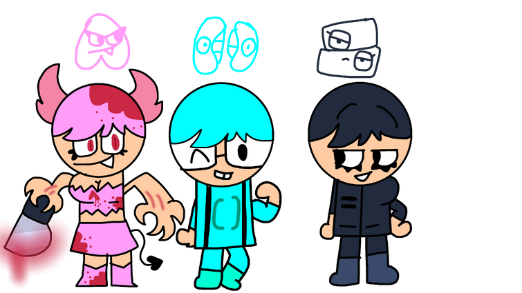 Math Lore as Humans (Contains Blood on Human ^ design just for detail ...