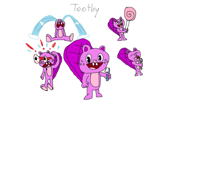 Concept-art of Toothy | Fandom