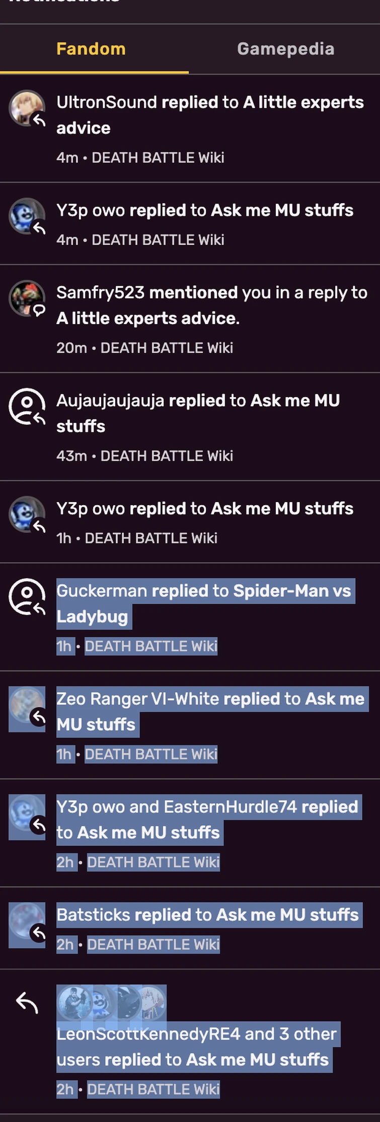 Can't seem to scroll down on the message section | Fandom