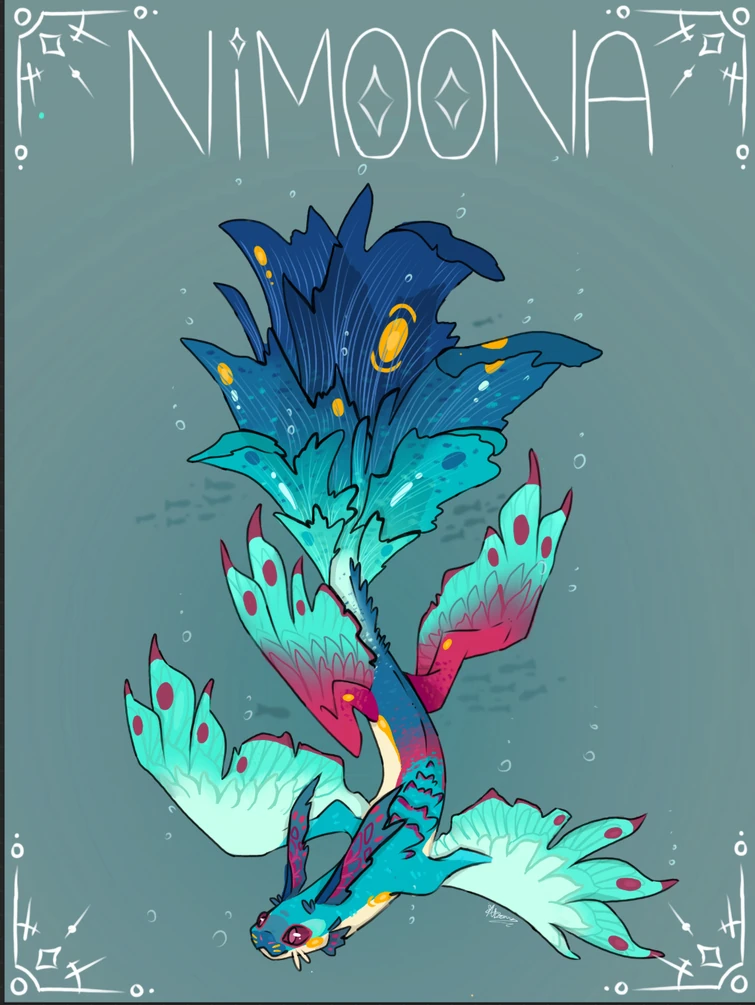 Drawing a creature per day challenge!! Day 2: Nimoona | Fandom