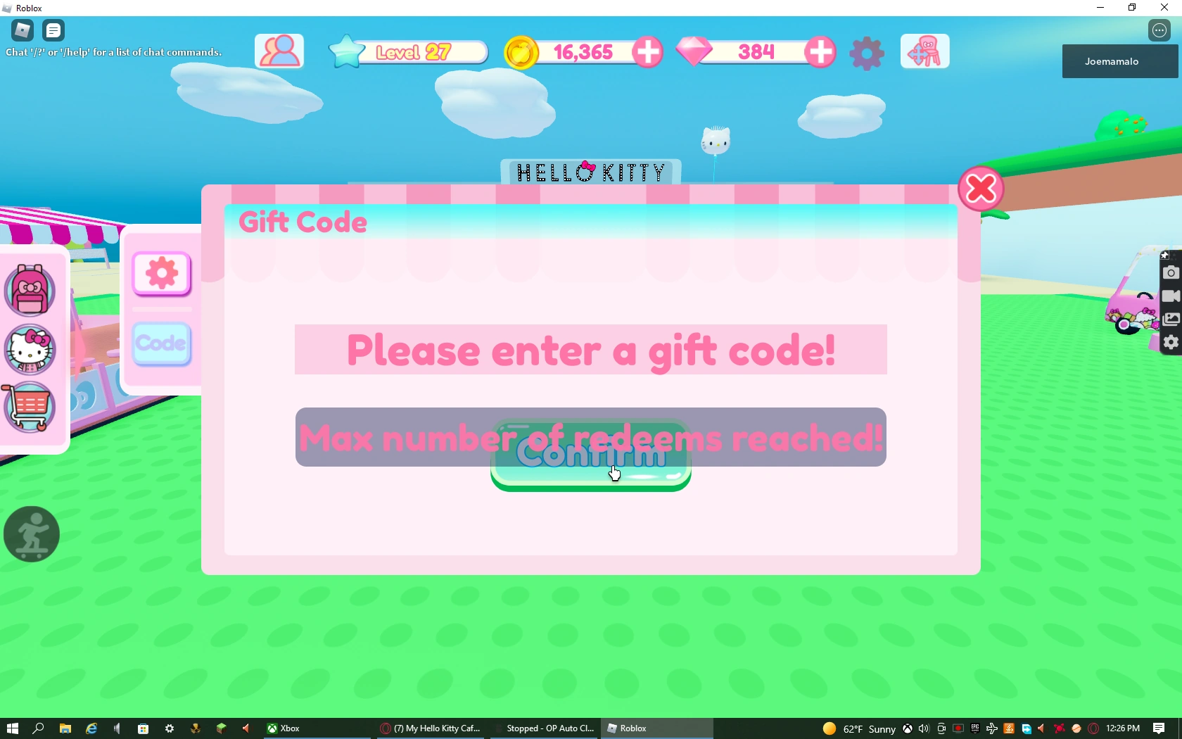 the game got a new code (not bss) but IT DOESN'T WORK FOR ME- | Fandom