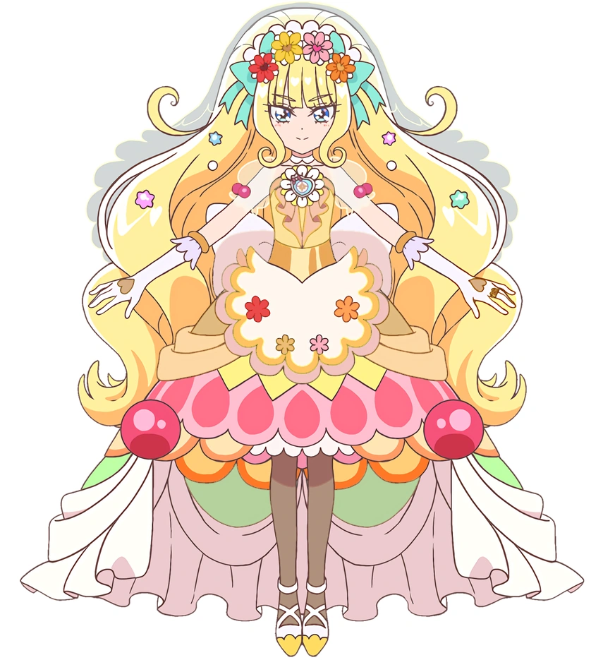 Cure finale party up style but make her being more gold | Fandom