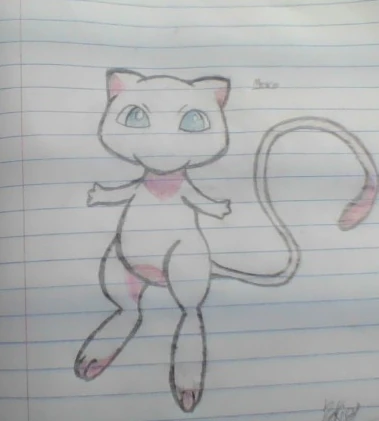 Mew drawing... | Fandom