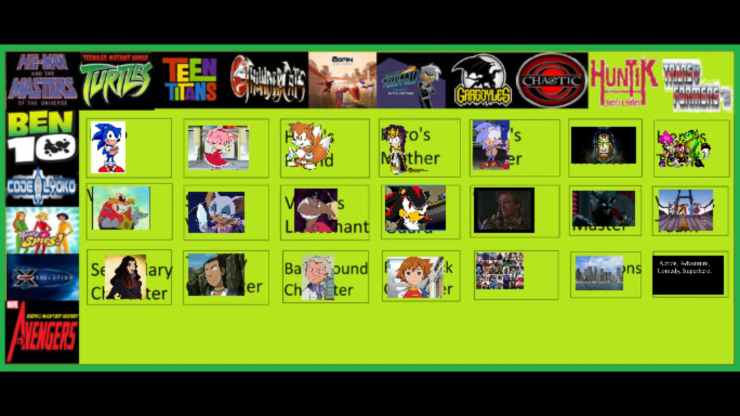 TV Show Maker Meme: Teenage Mutant Ninja Hedgehogs | Fandom