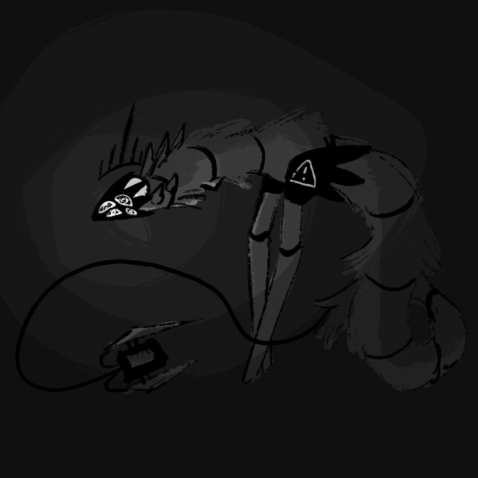 The thing that lives beneath (tw horror slash creepy eye imagery! | Fandom