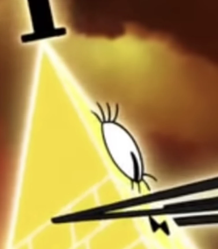 Bill Cipher, but just with particularly beautiful eyelashes 😂😂 | Fandom