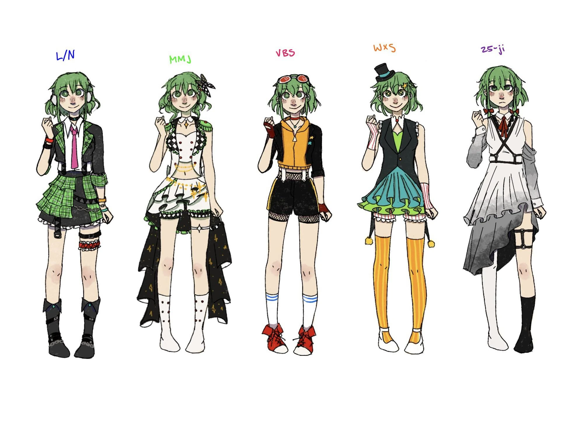 I found some art of if GUMI was in the game | Fandom