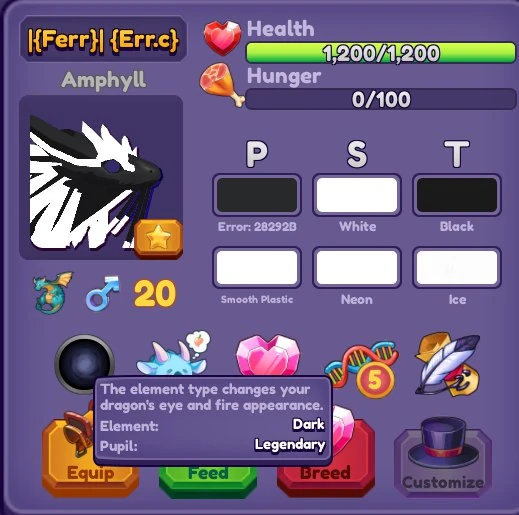 Auctioning 1/3 black error fm leg e amph | Fandom