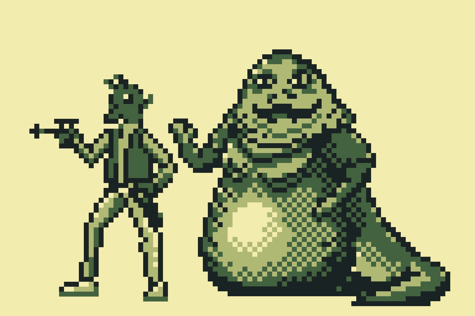 Pixel art “Jabba the Hutt” | Fandom